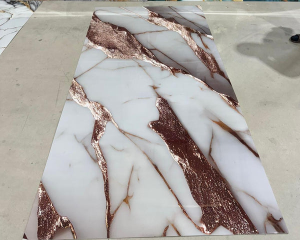 PANOURI DECORATIVE MARMURA PVC , ROZE WMP-043 , 122 x 244 cm – q-home.ro